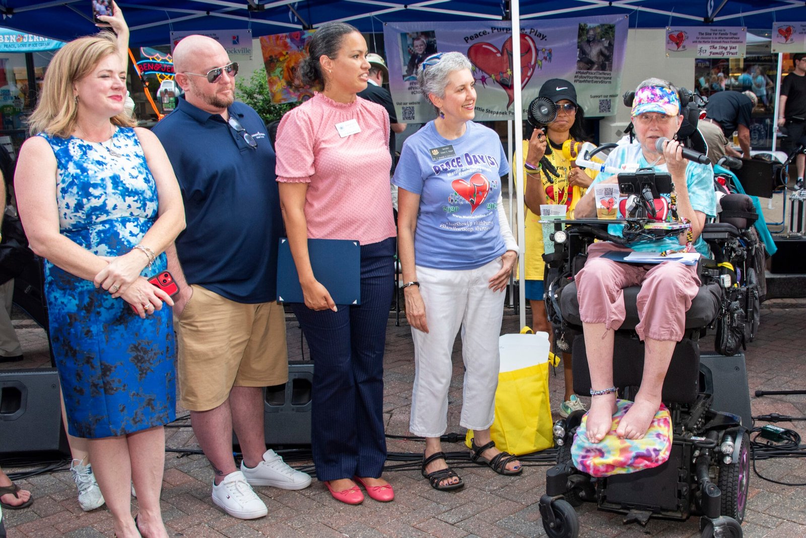Local & Global Neighbors Toast2Peace on Peace Day! | Mattie Stepanek ...
