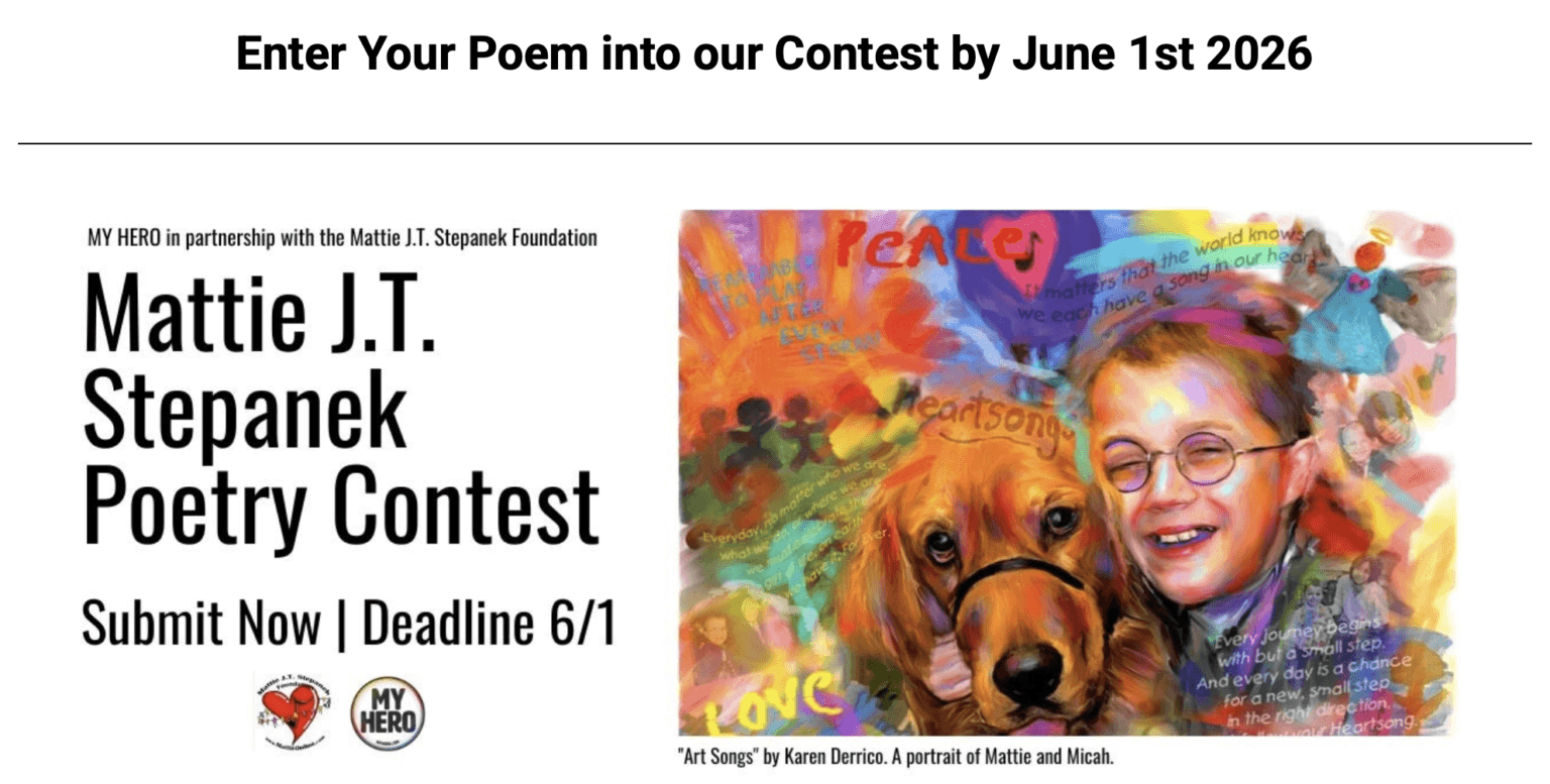 The Mattie J.T. Stepanek Poetry Contest - Deadline June 1 | Mattie ...